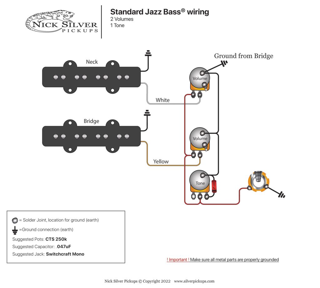 Jazz Bass | Nick Silver Pickups